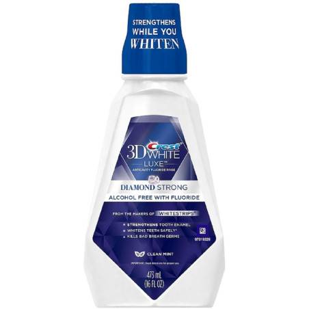 CREST 3D WHITE LUXE DIAMOND STRONG MOUTHWASH 946 ml